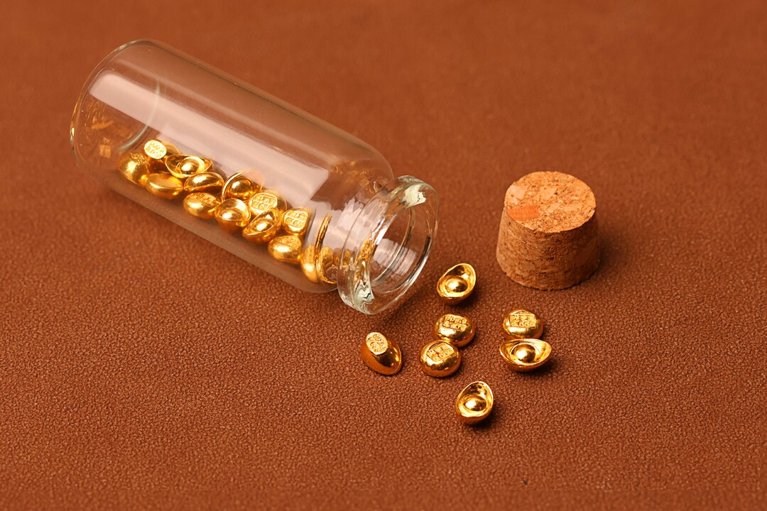 Buy 24K, 99.99% Pure Solid Gold Grain Gold Beadthe Most Beautiful and ...