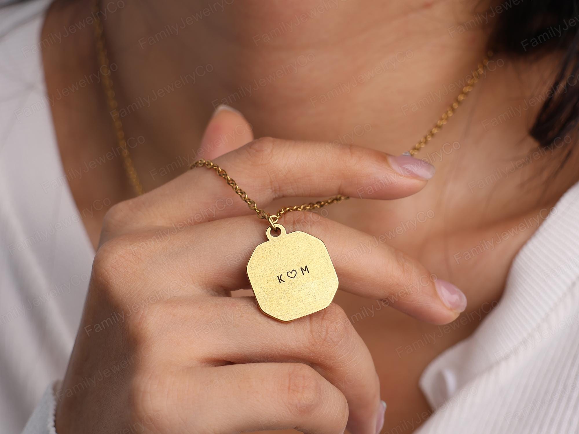 Personalized Heat-activated Photo Necklace, Hidden Your Photo, Magic ...