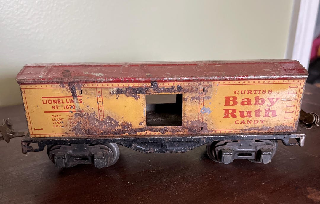 Lionel Train Lines - Curtis’s Baby Ruth Box Car 1679 - Etsy