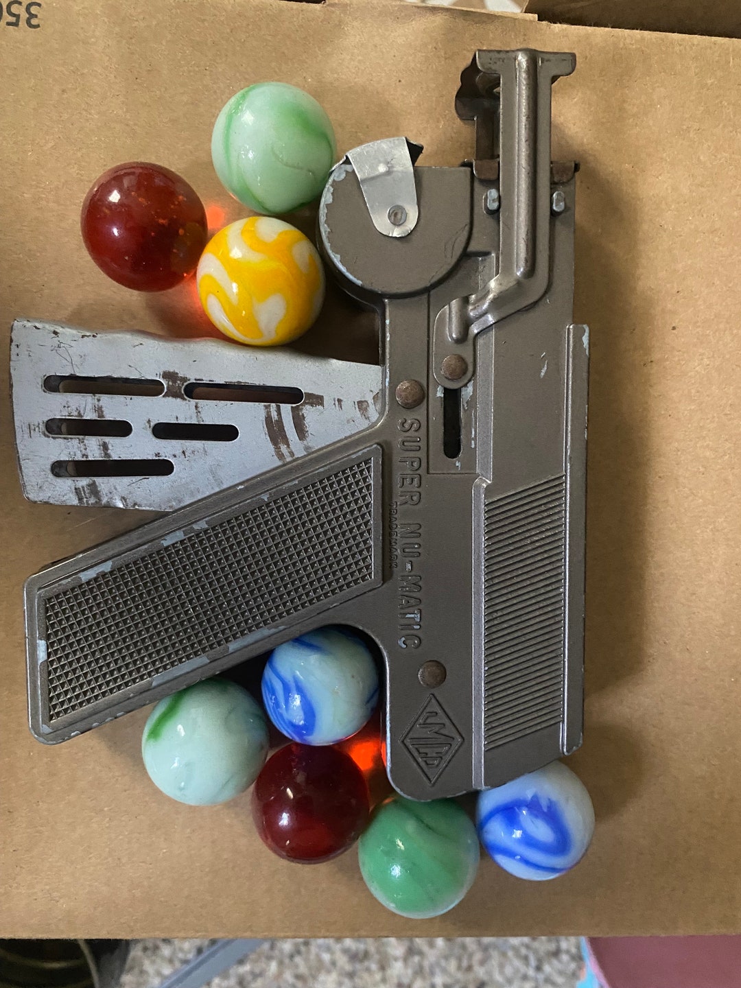 Vintage Toy Cap Gun Super Nu-matic LMDC - Etsy