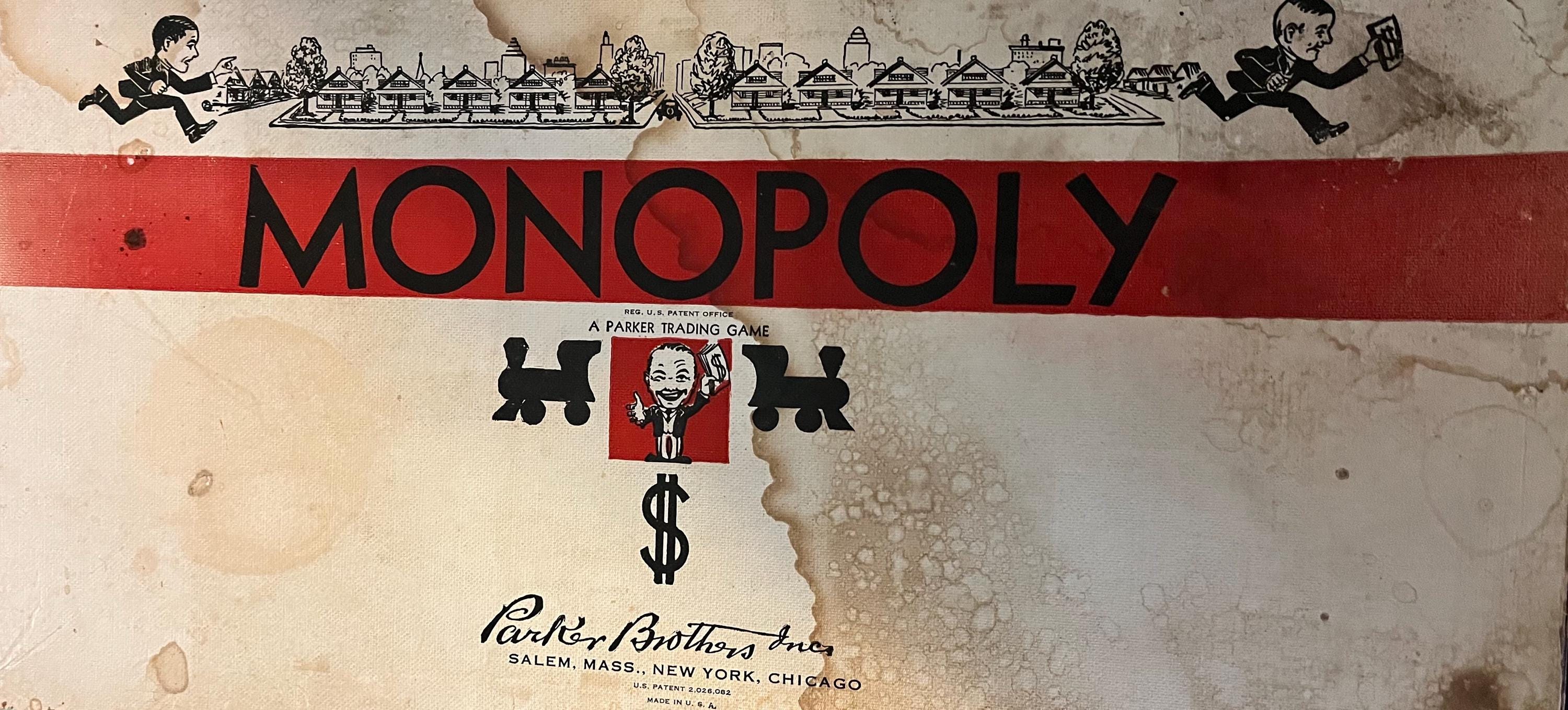 Monopoly Board Game - Made in 1930’s With Game Pieces - Etsy