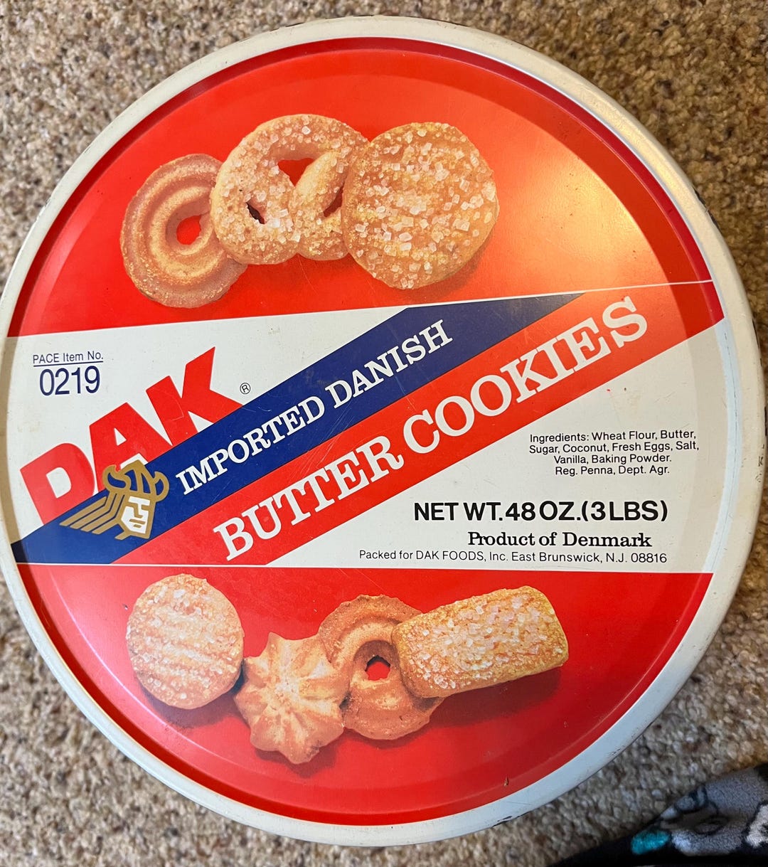 DAK Imported Danish Butter Cookie Tin - Etsy