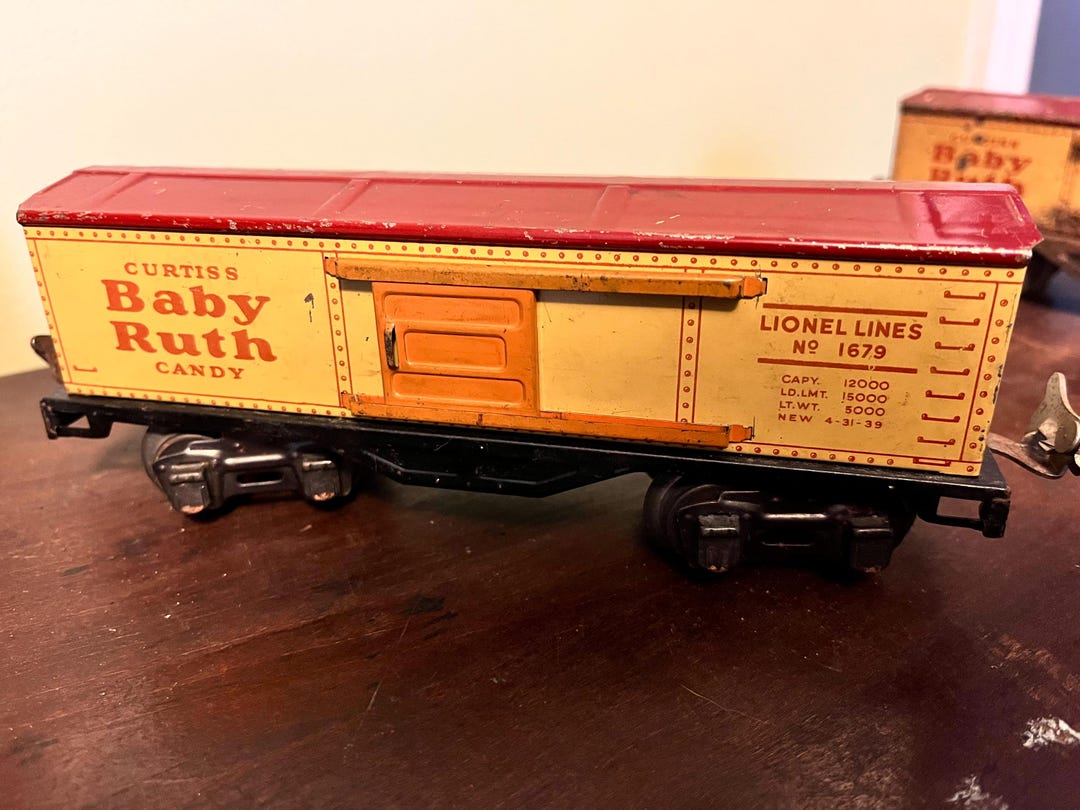 Lionel Train Lines - Curtis’s Baby Ruth Box Car 1679 - Etsy