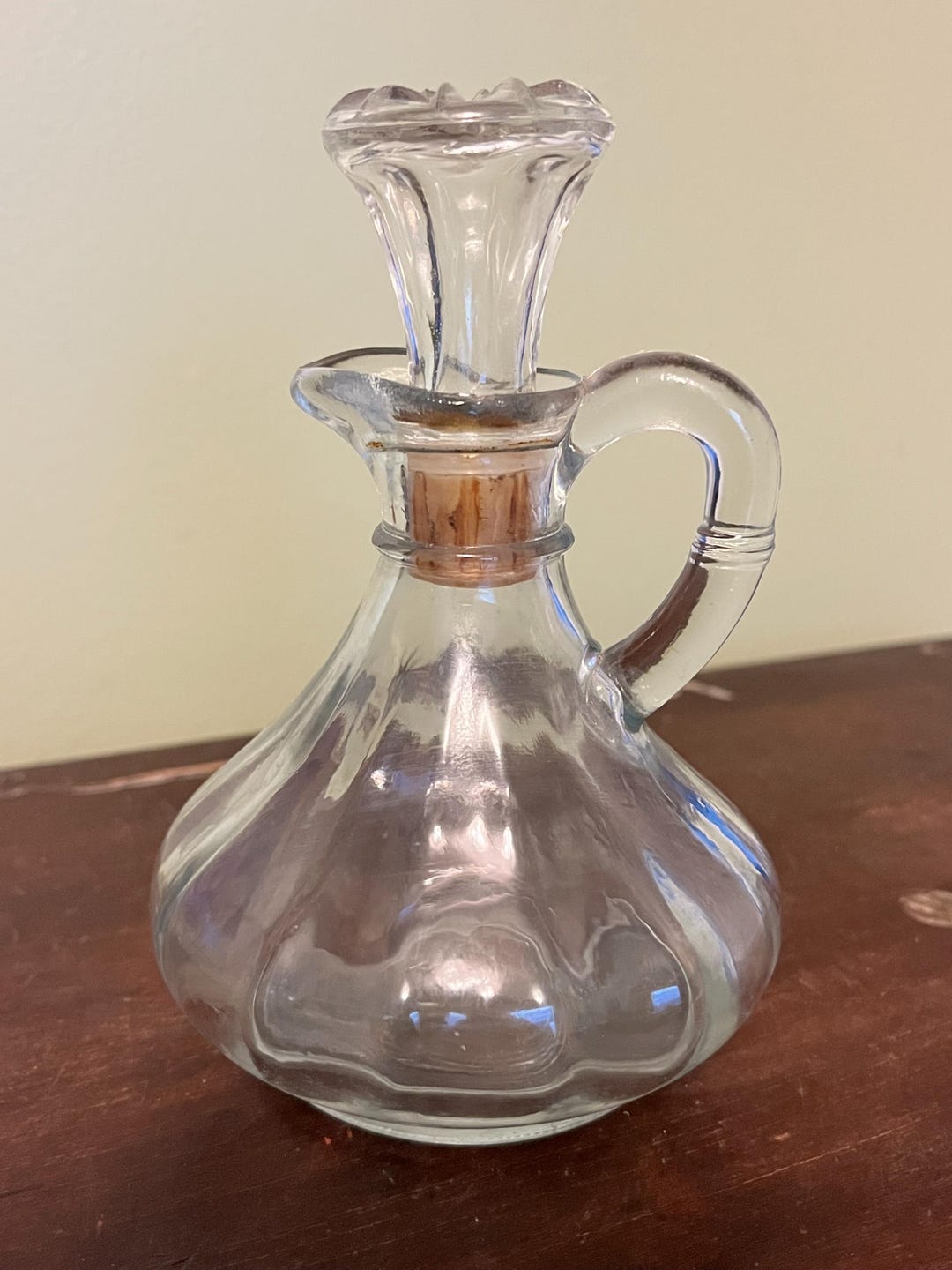 Anchor Hocking Glass Cruet With Glass Stopper - Etsy