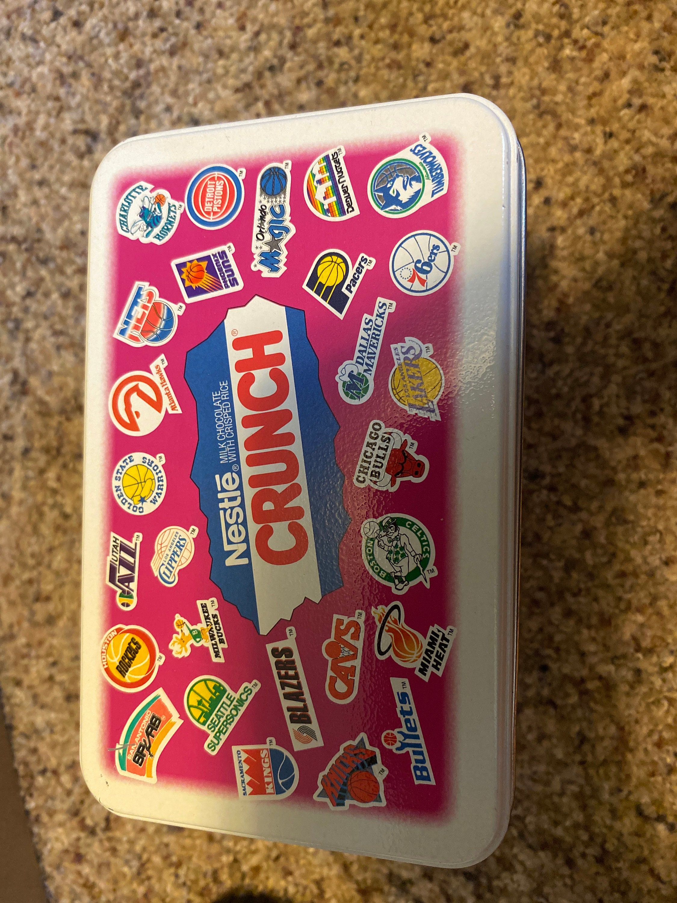 Nestle Crunch NBA Tin - Etsy