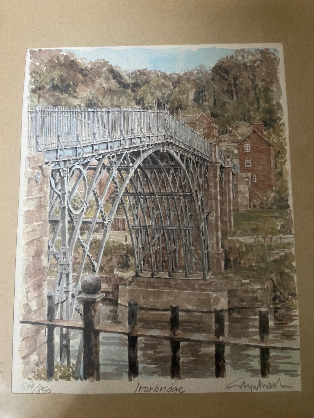 Phillip and Glyn Martin Iron Bridge, Ireland Numbered 579/850 - Etsy