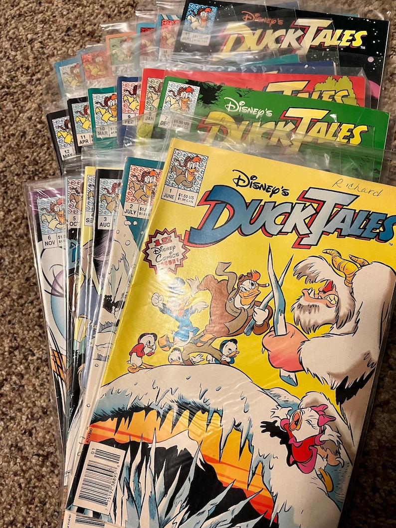Disney Ducktales Comic Issue 1-18 - Etsy