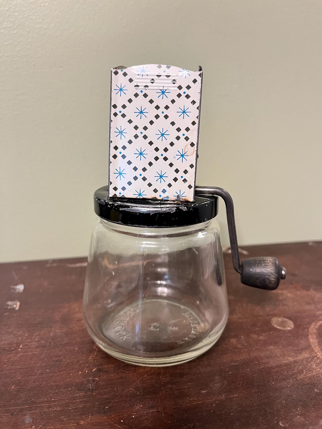 1950's Androck Glass Starburst Nut Chopper- Spice Chopper- Vintage ...
