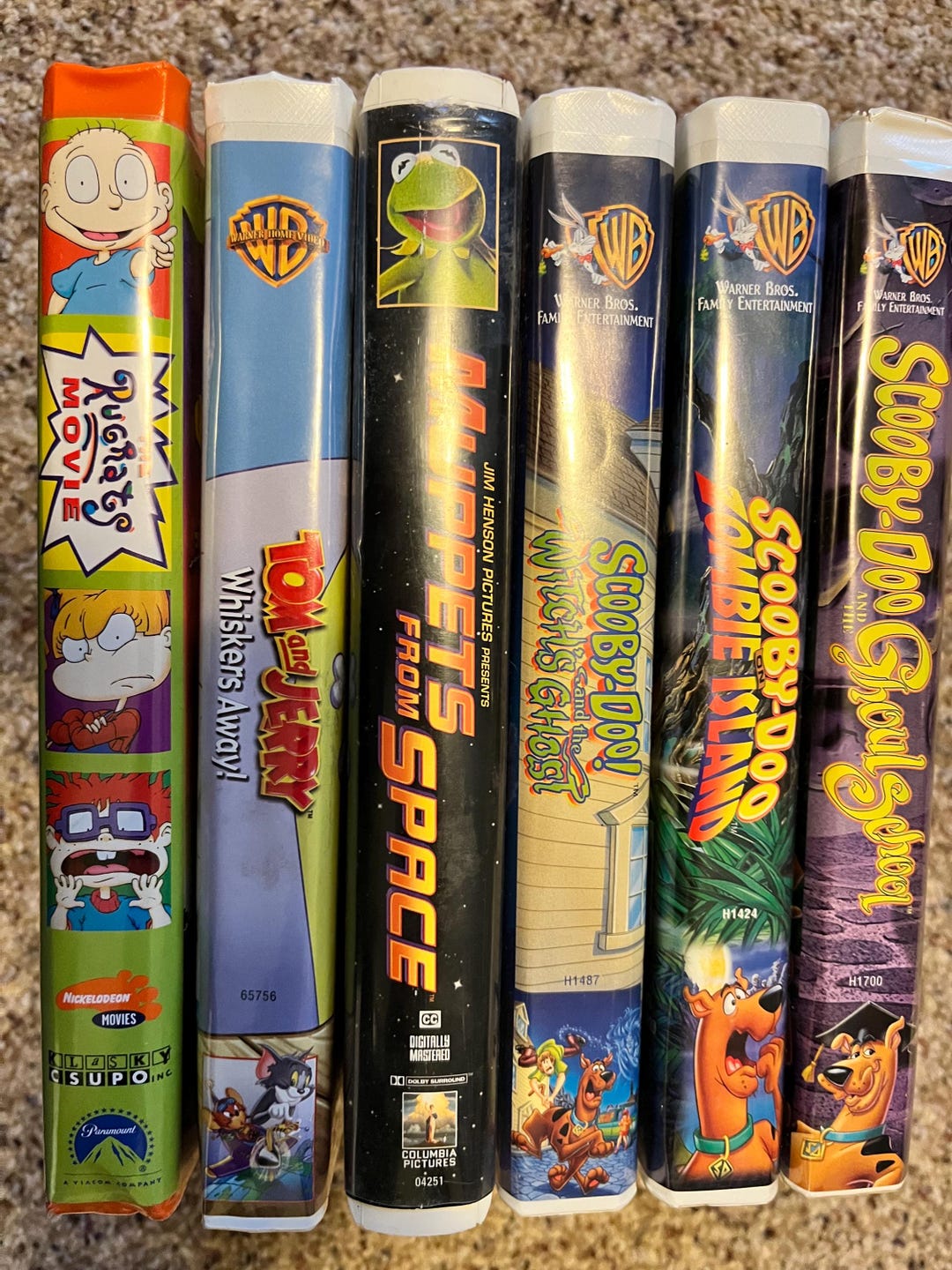 Childrens Movie VHS Collection Scooby Doo, Rug Rats, Tom and Jerry ...