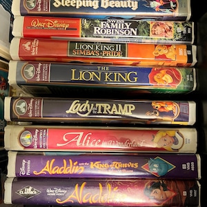Walt Disney VHS Collection. Mary Poppins, Sleeping Beauty, Swiss Family ...