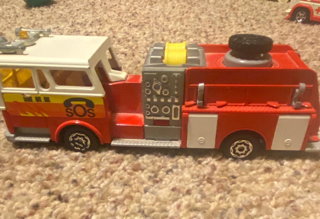 Majorette Super Movers Fire Engine and Ambulance - Etsy