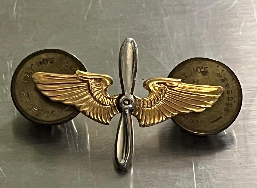 Vintage U.S. Military Aviator Winged Propeller Pin Badge - Etsy