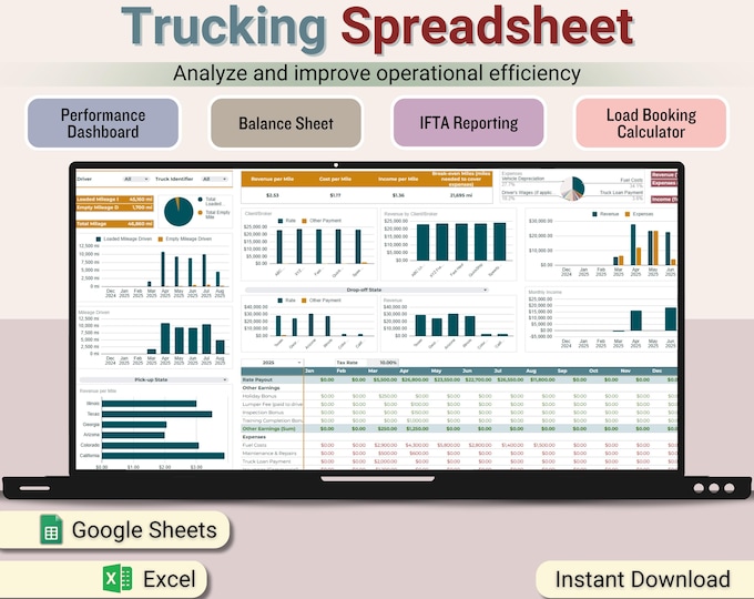 Load Tracking Form - Etsy