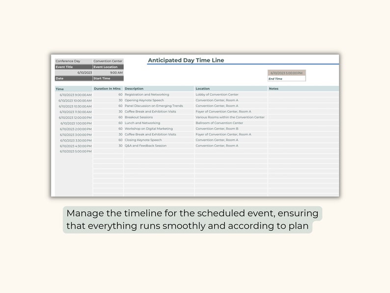 Event Digital Planner, Event Budget Spreadsheet, Guest Attendance, to ...