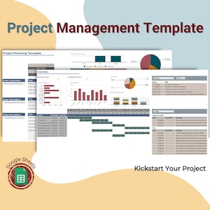 Project Management Template, Manage and Plan Projects and Task ...
