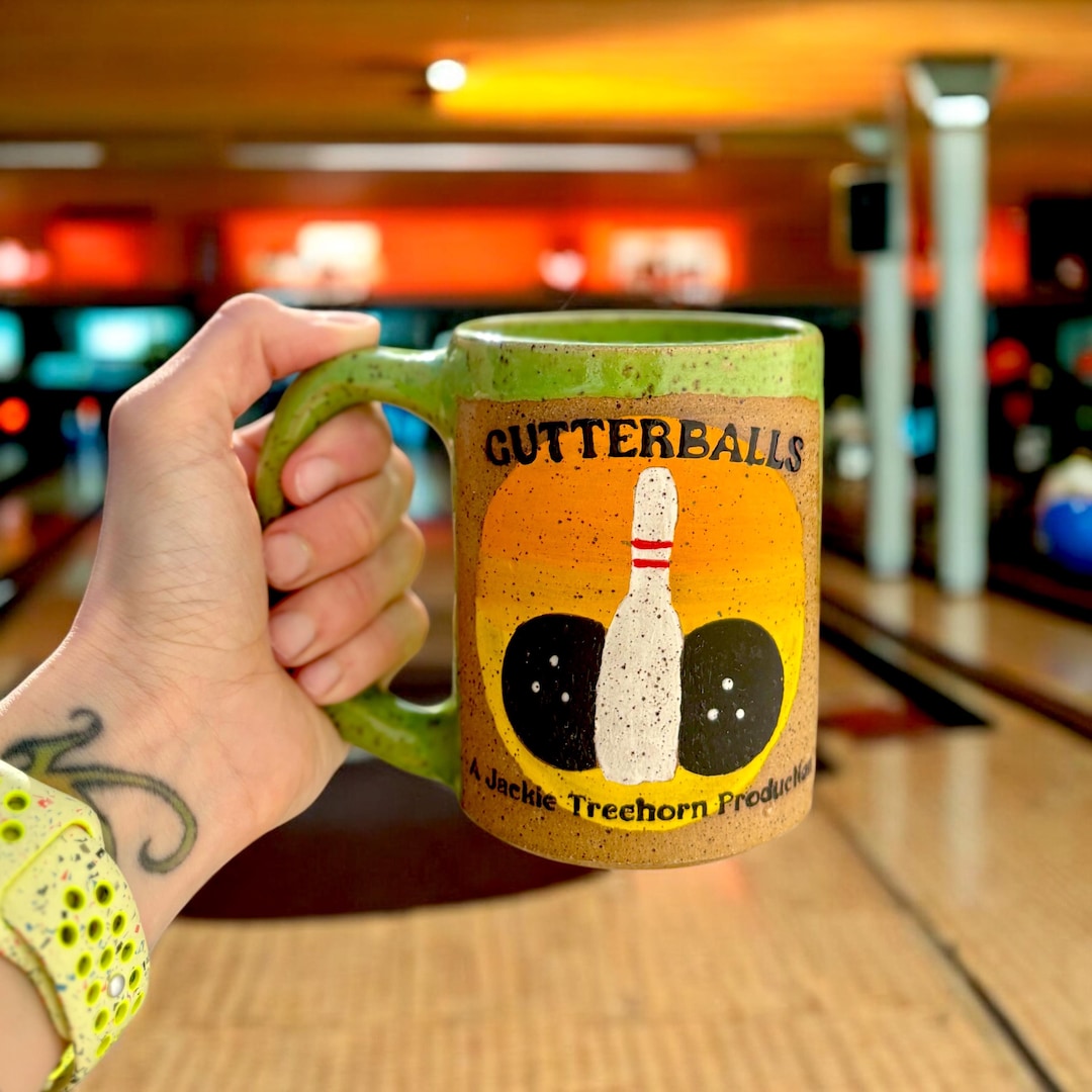 The Dude’s Gutterballs Mug, the Big Lebowski Mug, Movie Mug, 90s Mug ...