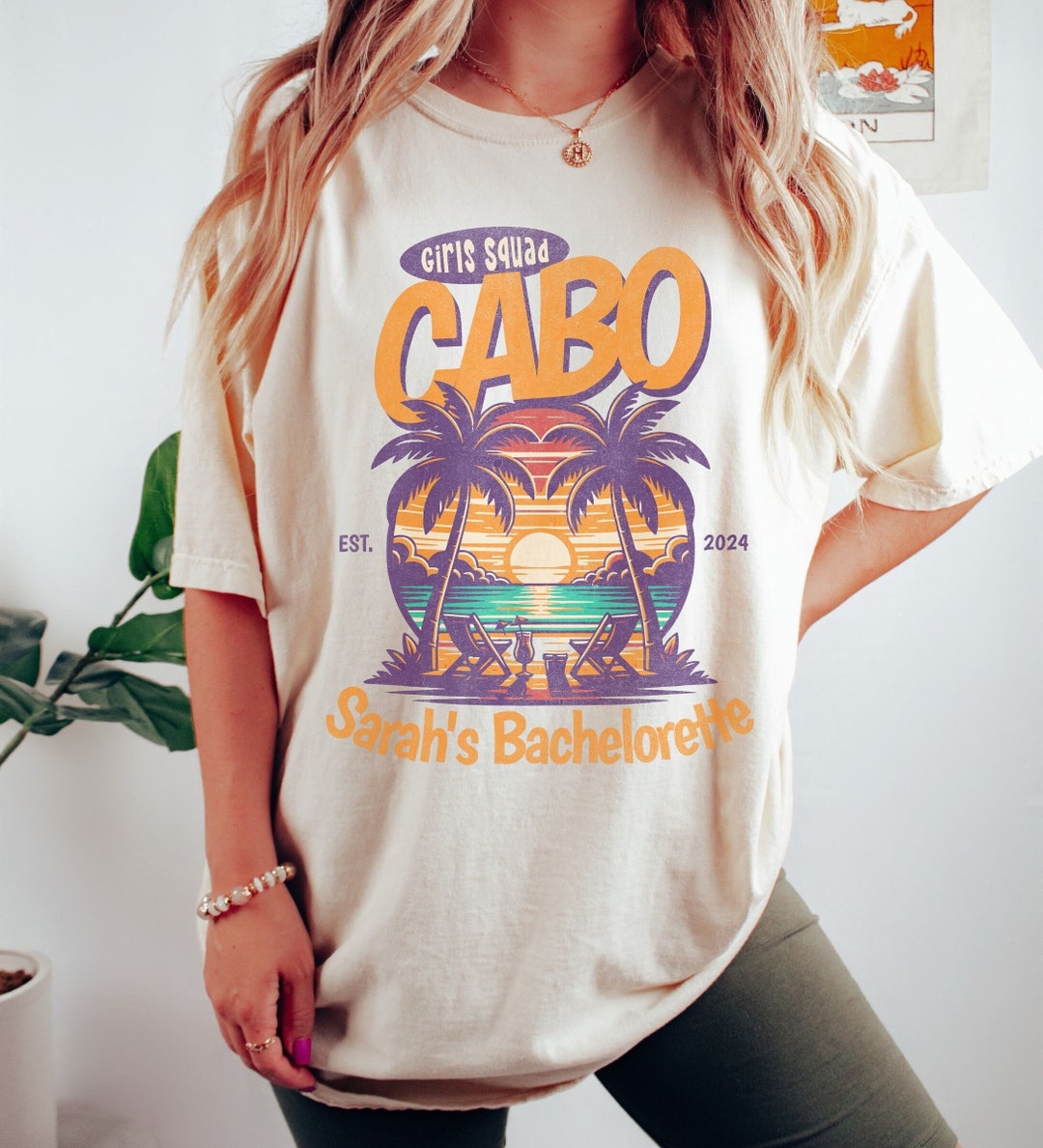 Customized Cabo Bachelorette Comfort Colors Shirts, Personalized Mexico ...
