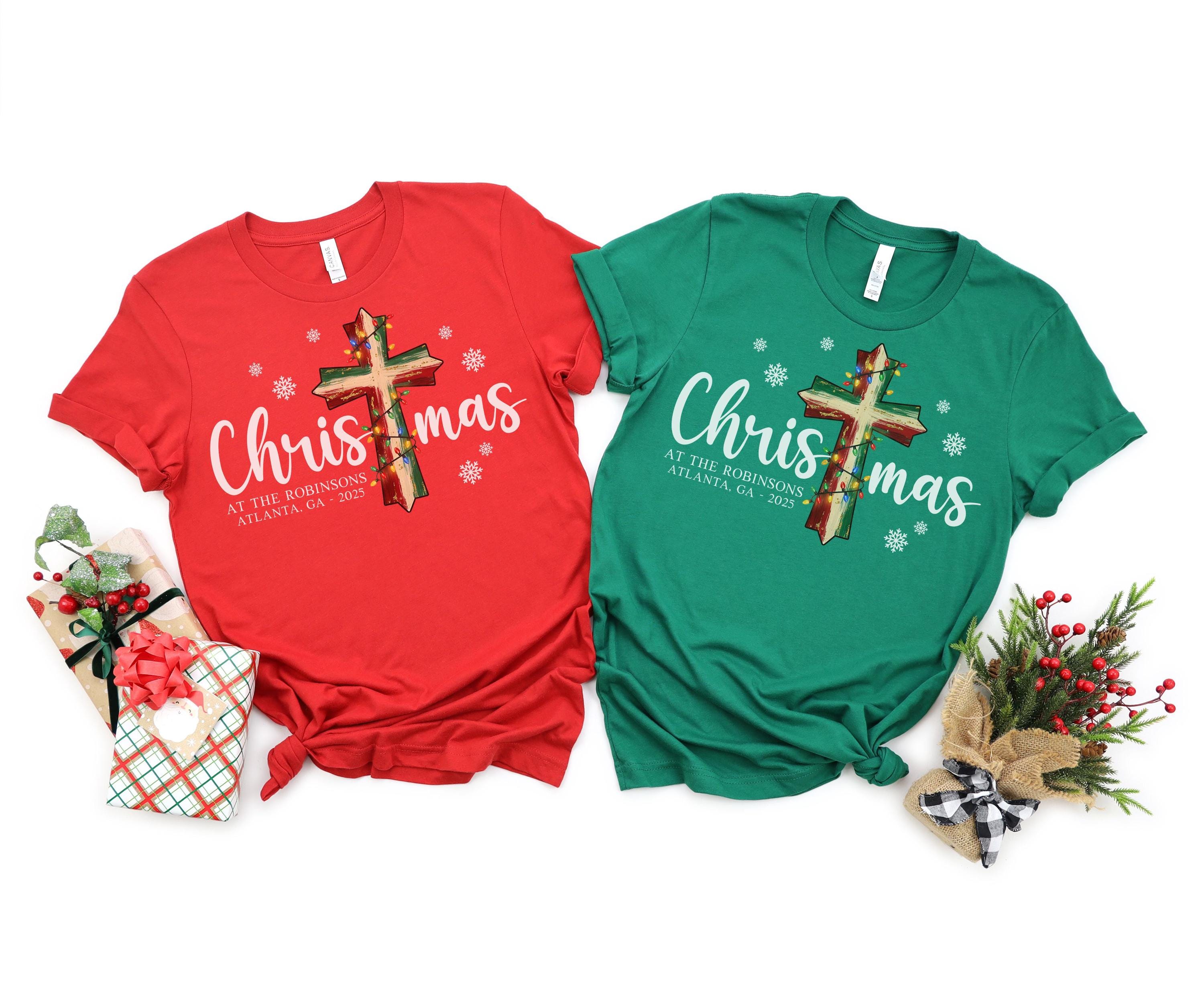 Custom Christian Christmas Pajamas, Family Matching Nativity Christmas ...