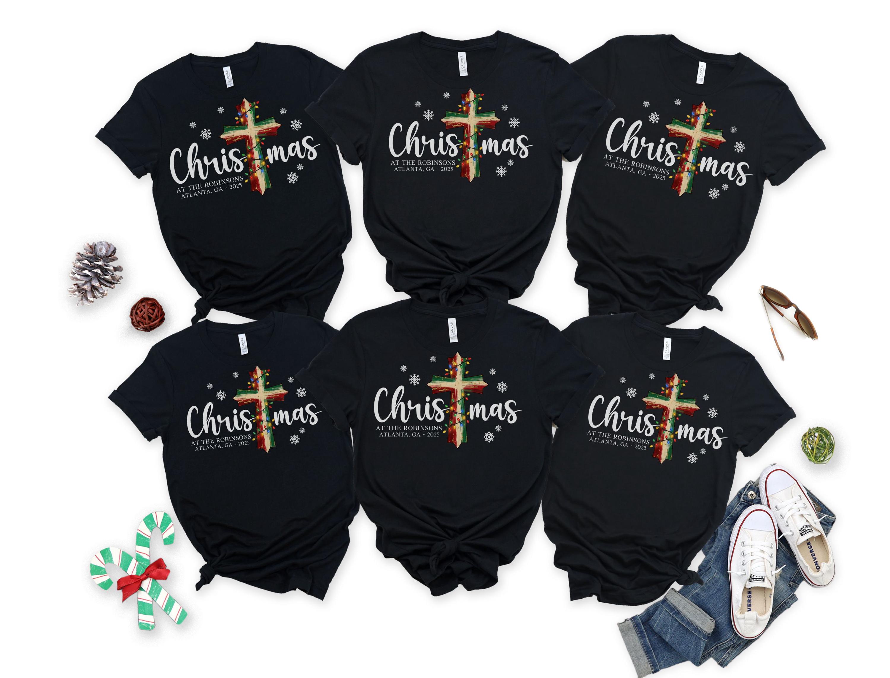 Custom Christian Christmas Pajamas, Family Matching Nativity Christmas ...
