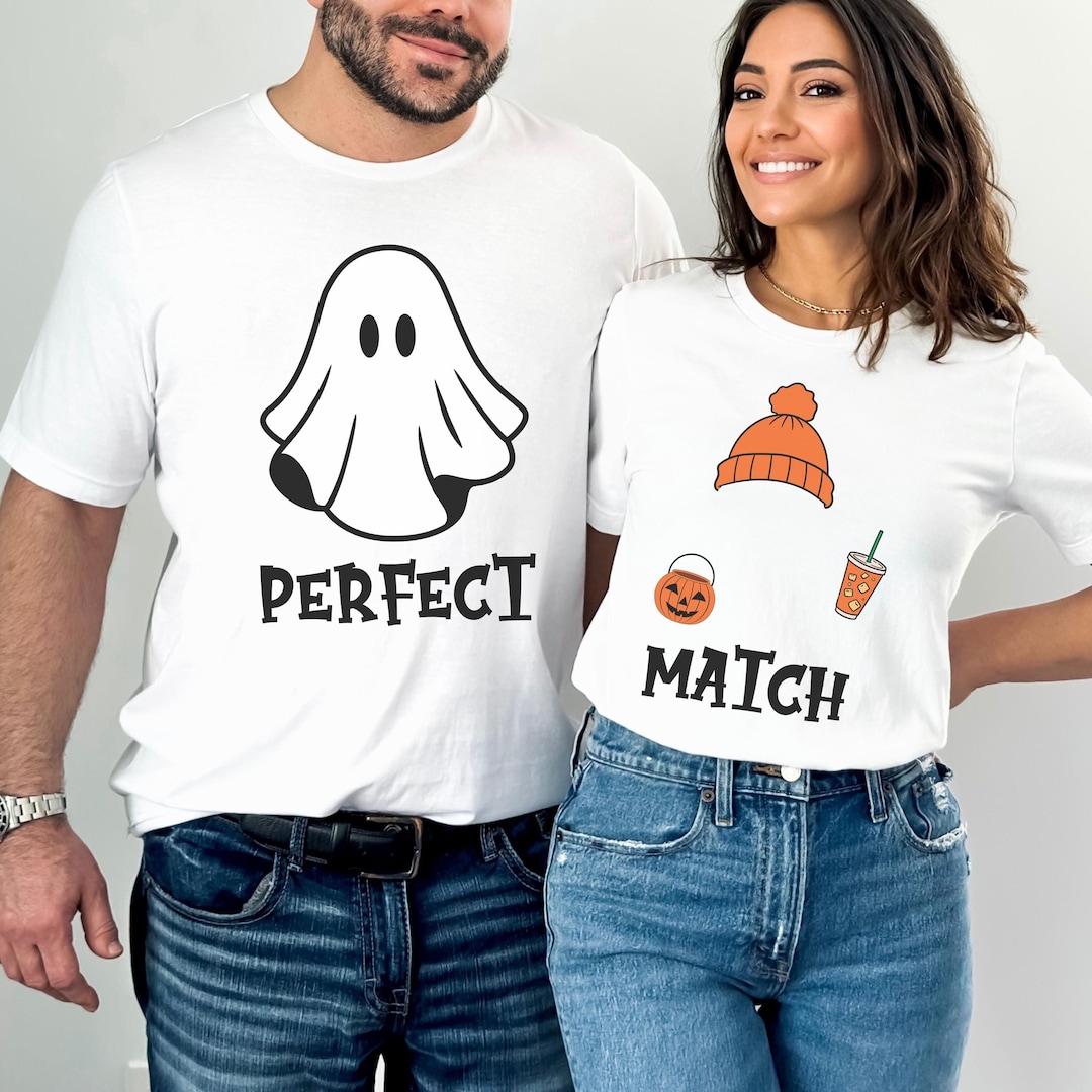 Trendy Ghost Halloween Couple Costumes, Cute Couple Matching Halloween ...