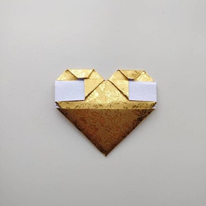 Origami Heart Bookmarks (set of 10 Assorted Designs) - Etsy