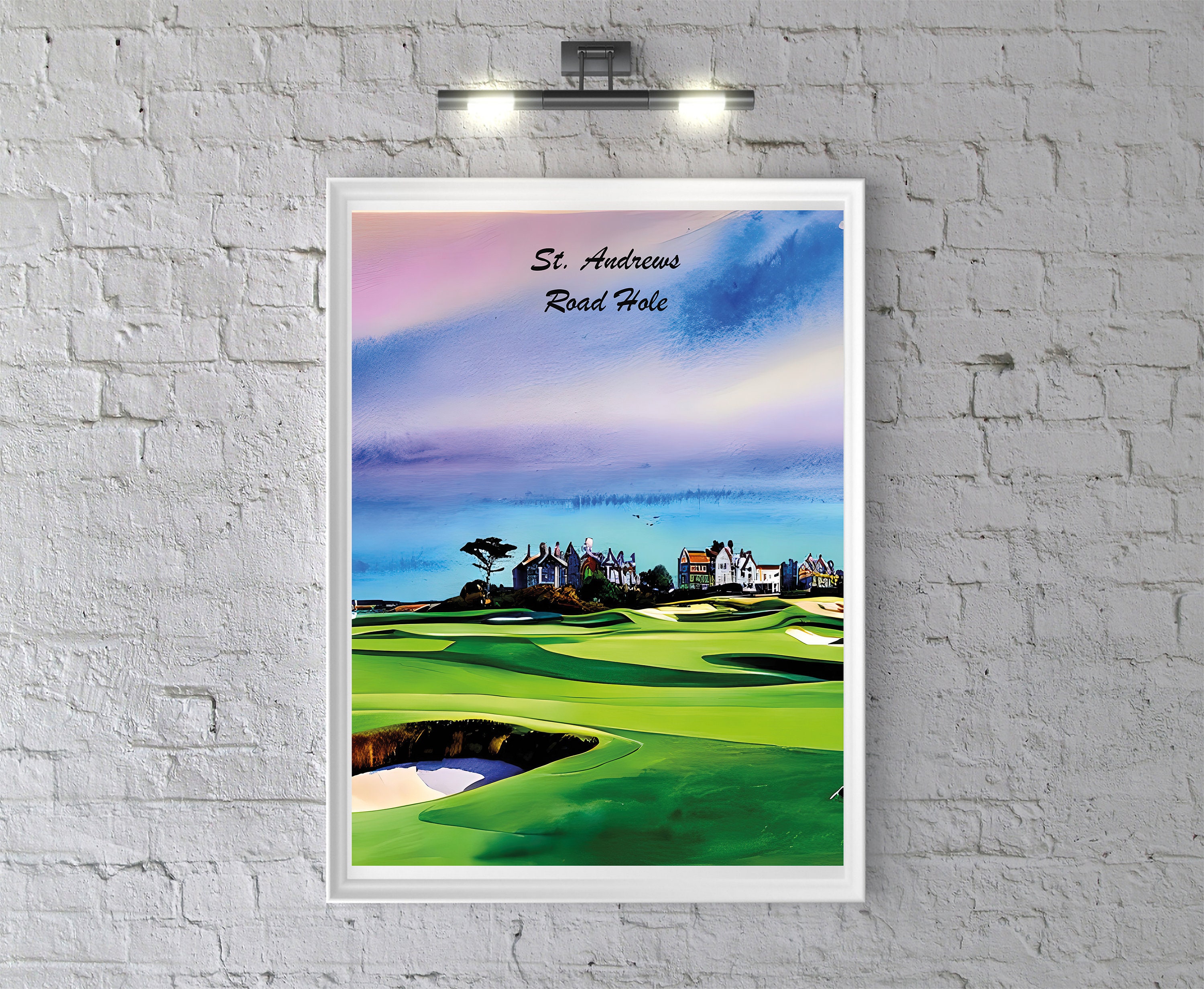Golf Painting, Landscape Painting, Golf Gifts, St Andrews, Augusta ...