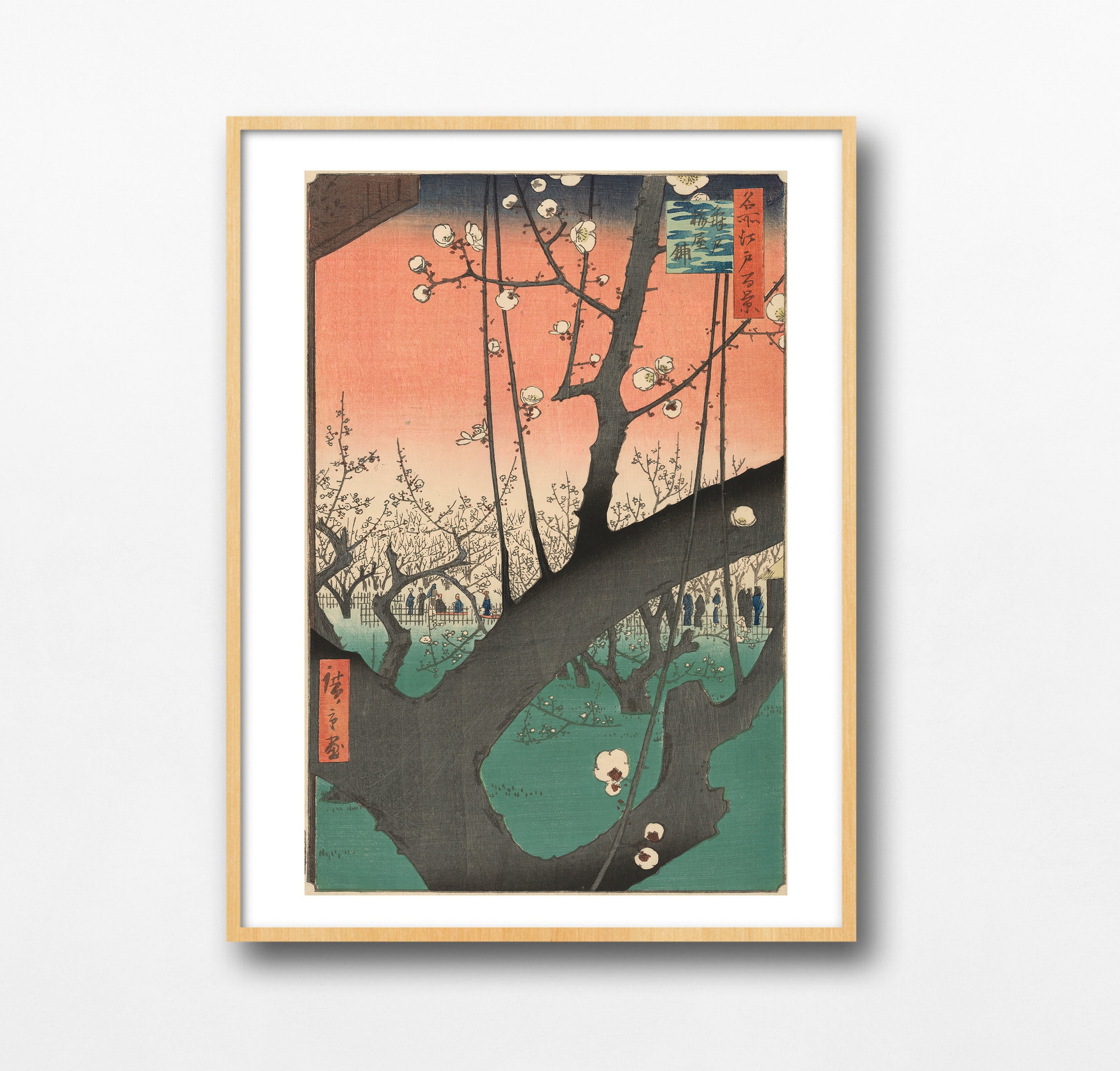 Japanese Prints, Edo Period Japanese Art, Ukiyo-e Style Poster, Set of ...