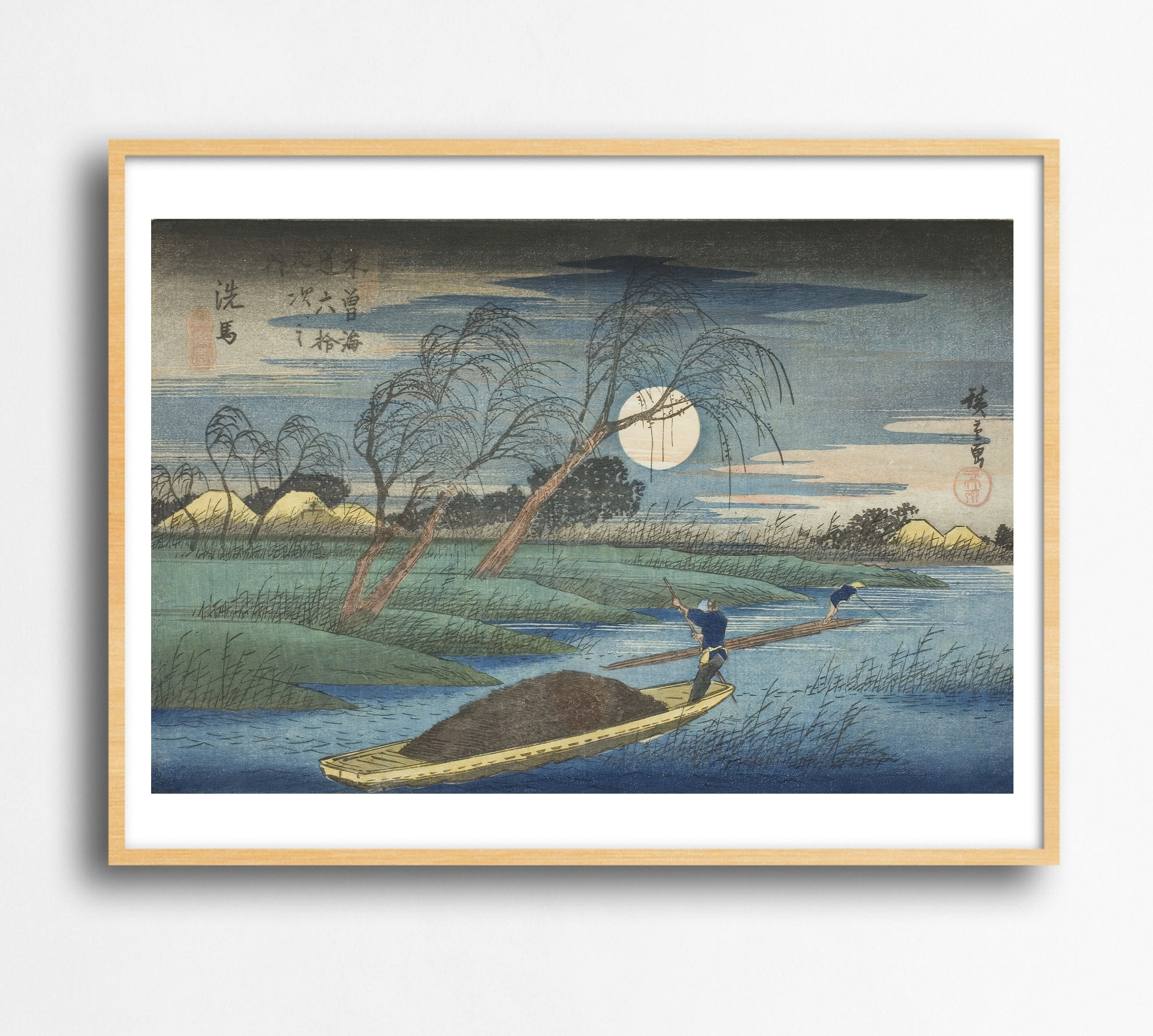 Japanese Prints, Edo Period Japanese Art, Ukiyo-e Style Poster, Set of ...