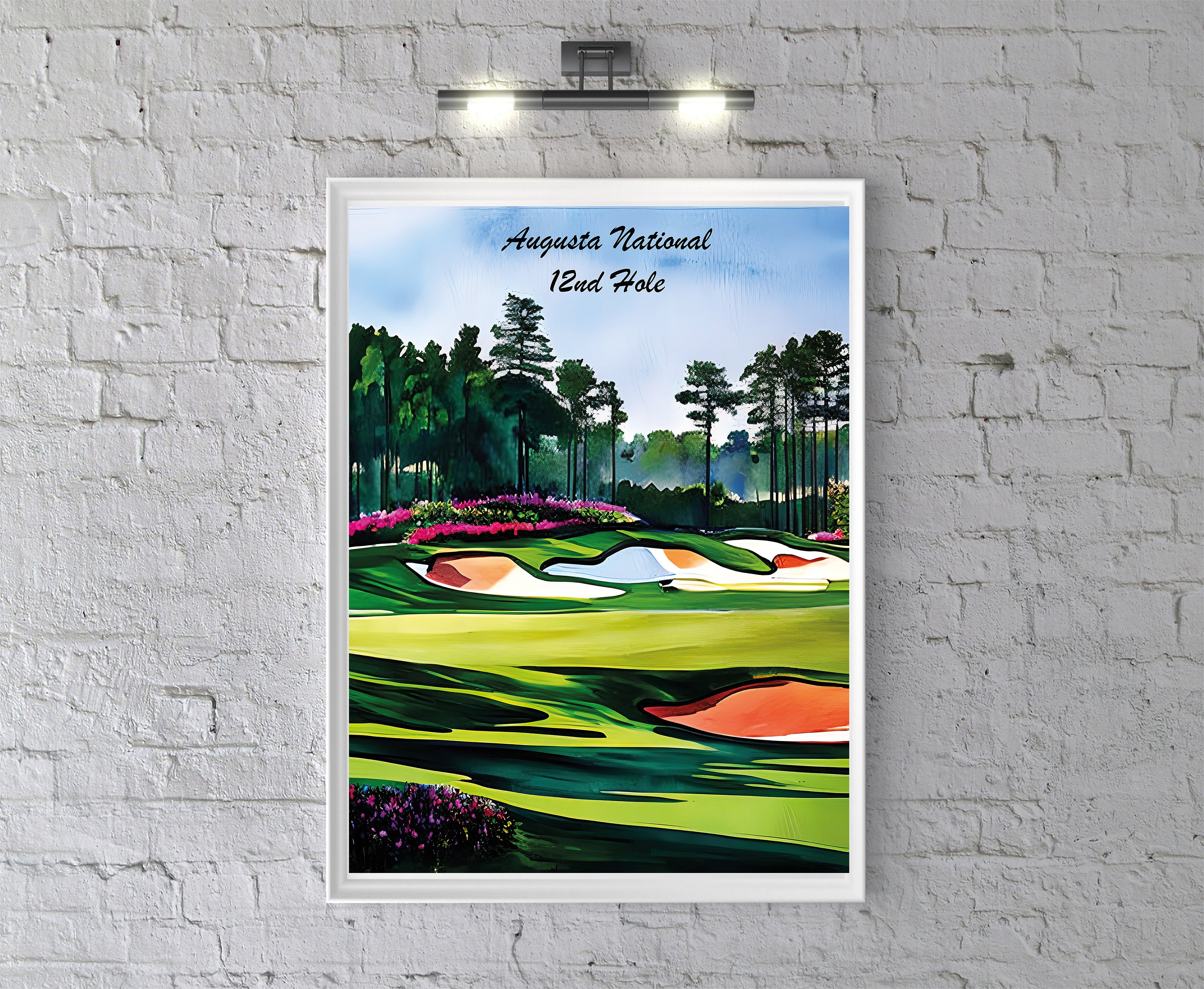 Golf Painting, Landscape Painting, Golf Gifts, St Andrews, Augusta ...