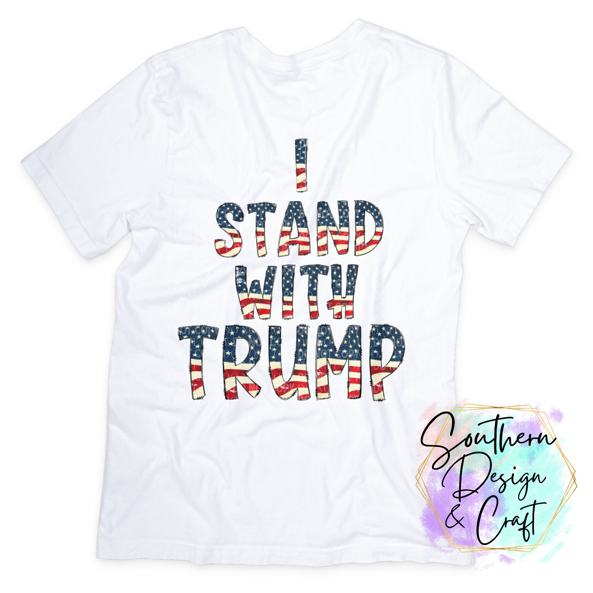 Patriotic I Stand With Trump Png Free Trump Digital Download ...