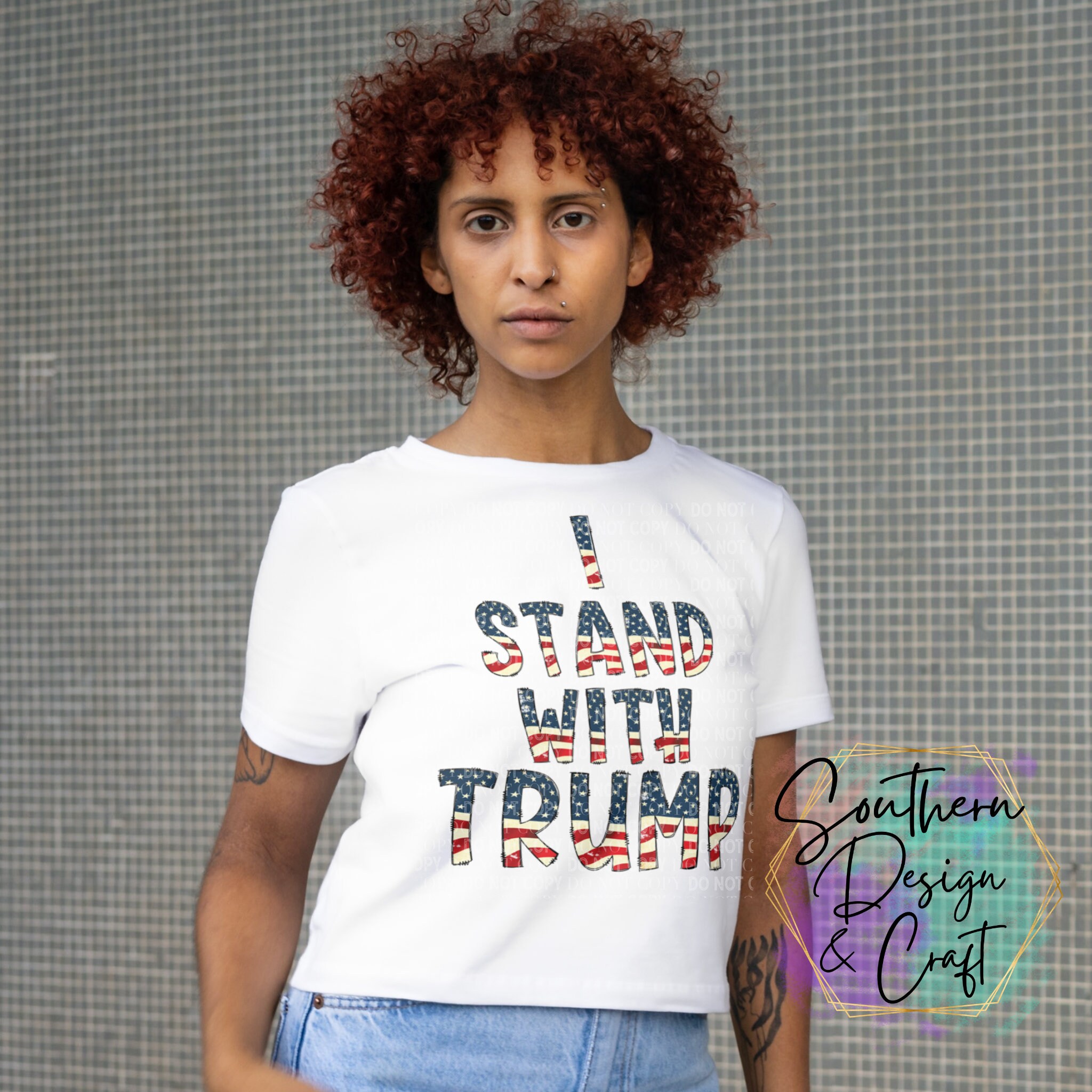 Patriotic I Stand With Trump Png Free Trump Digital Download ...