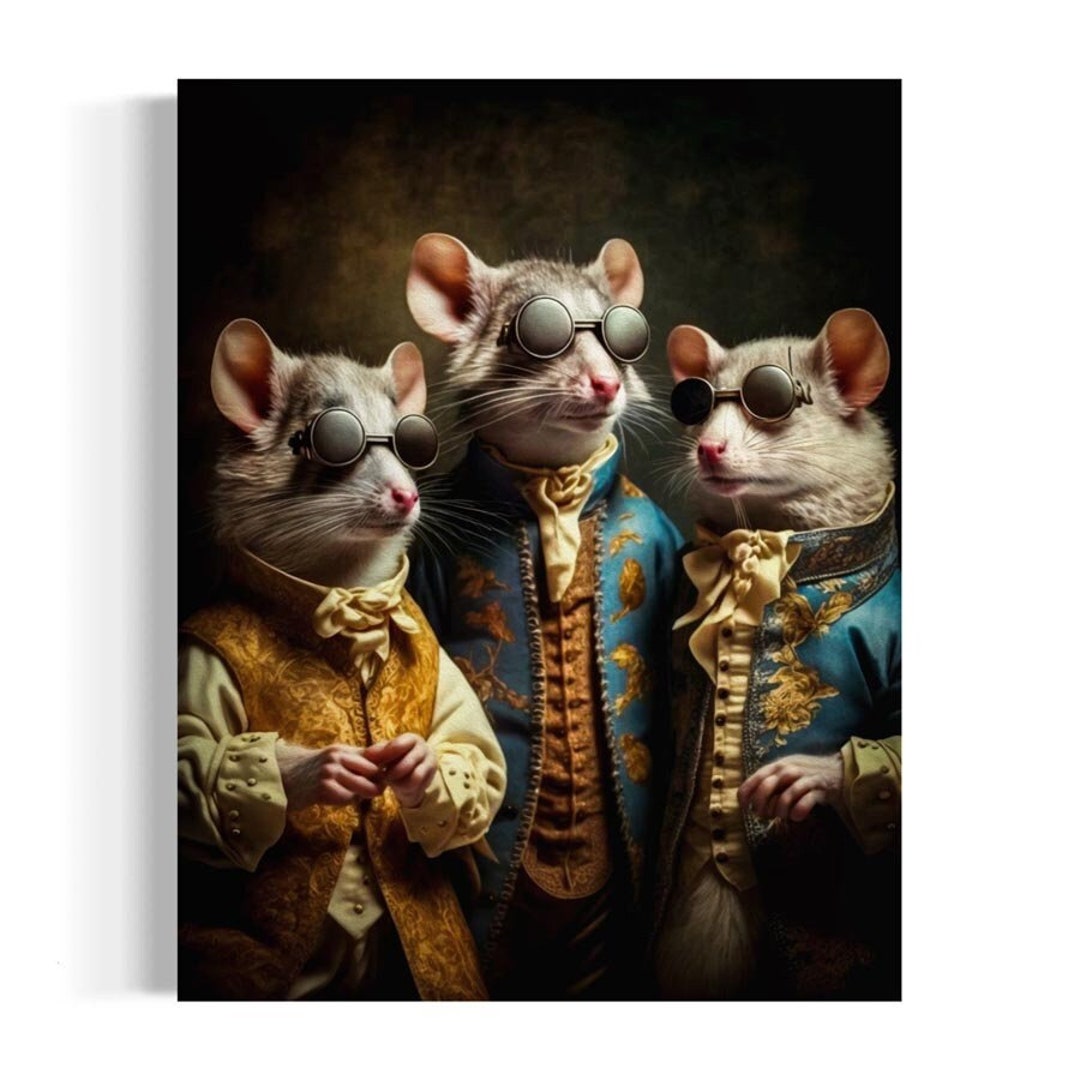 Fairytale Wall Decor Three Blind Mice Mother Goose - Etsy