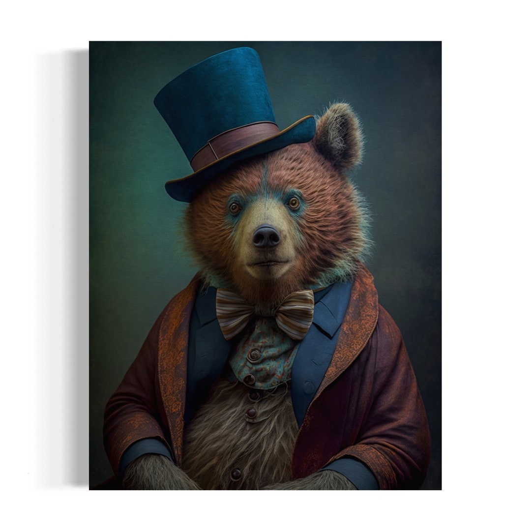 Mad Hatter Victorian Portrait | Vintage Fairytale Painting, Alice in ...