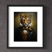 Victorian Tiger Wearing a Butterfly Bow Tie Floral Suit, the Gentleman ...