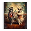 Victorian White Rabbit Painting, Emily Bunny Vintage Portrait ...