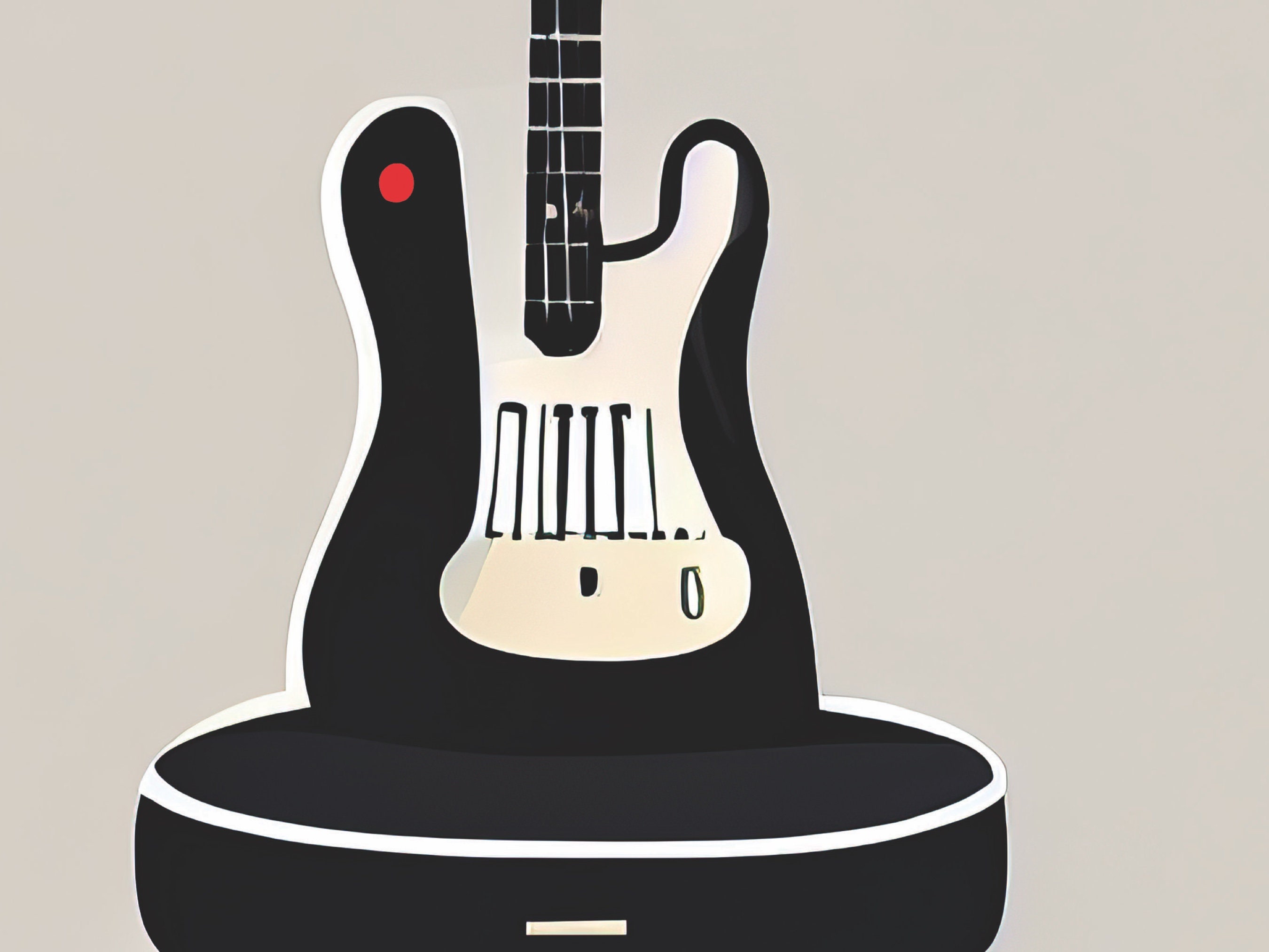 Electric Guitar Poster, Guitar Print, Musical Instrument Artwork, Wall ...