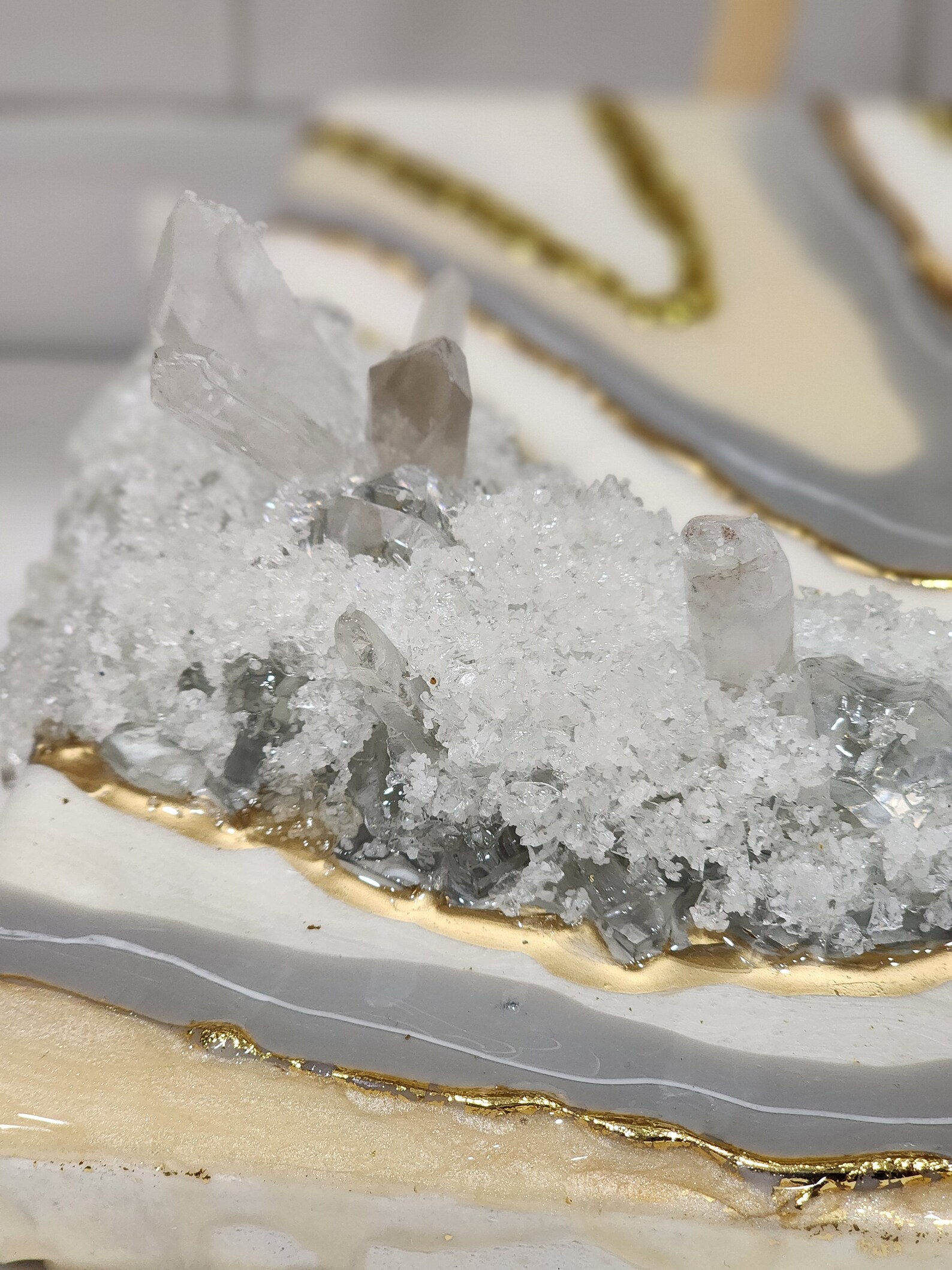 Geode Wall Art/ Mini Resin Geode Art/ Resin Wall Art/ Ready to Ship ...