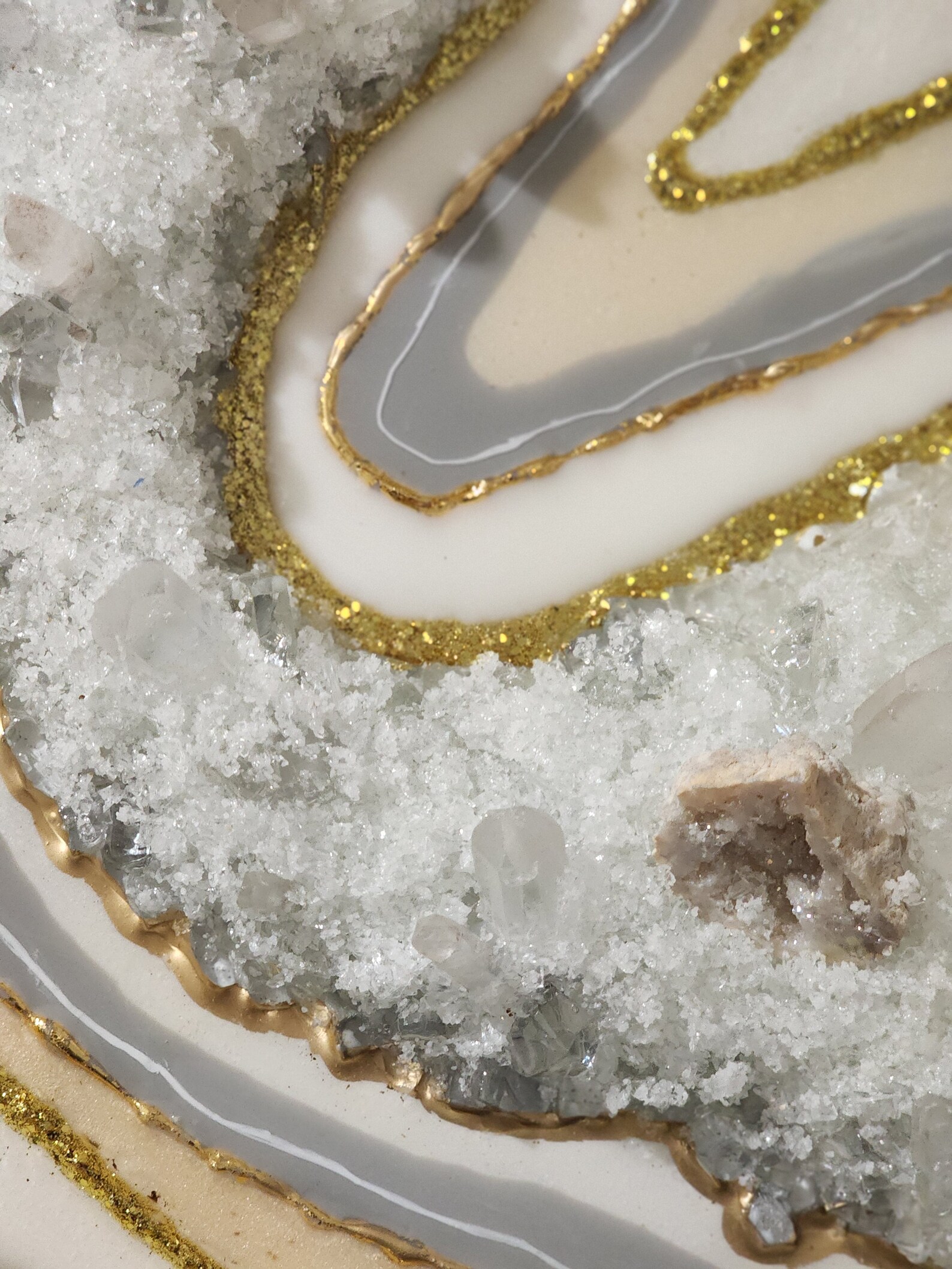 Geode Wall Art/ Mini Resin Geode Art/ Resin Wall Art/ Ready to Ship ...