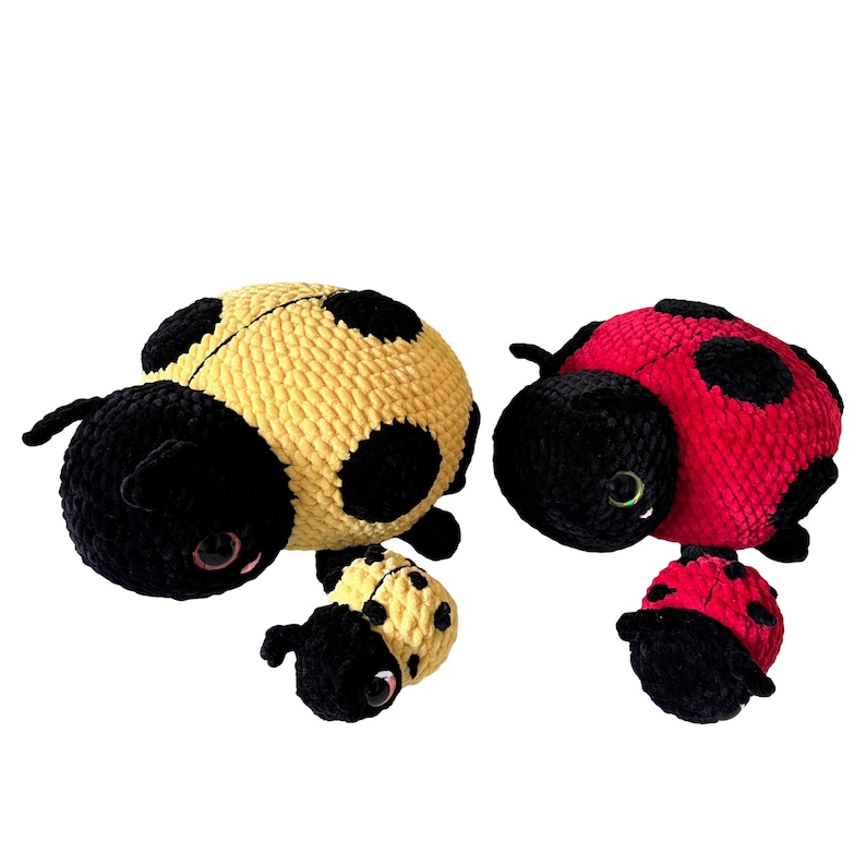 Ladybug Plush Toy , Ladybug Amigurumi, Crochet Ladybug, Jumbo Ladybug ...