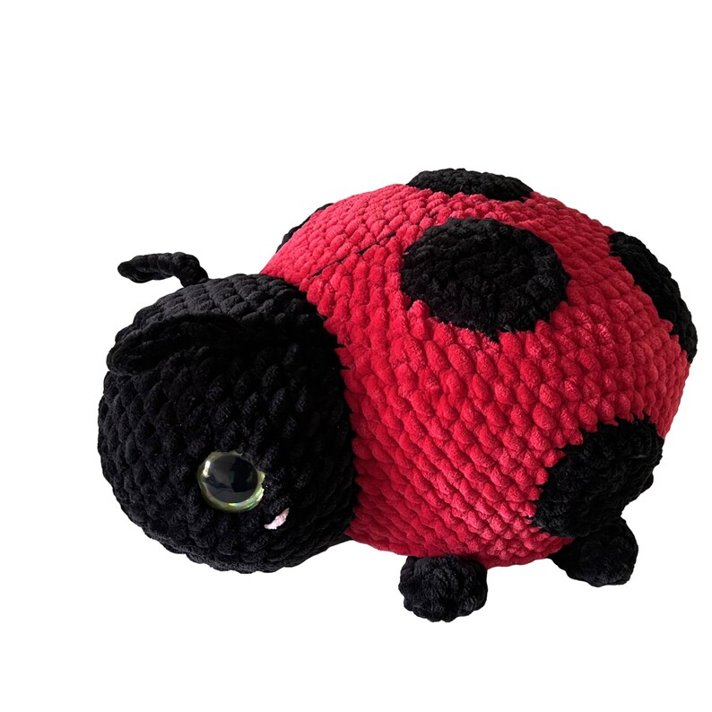 Crochet Ladybug Plush Toy: Jumbo Amigurumi With Baby - Etsy