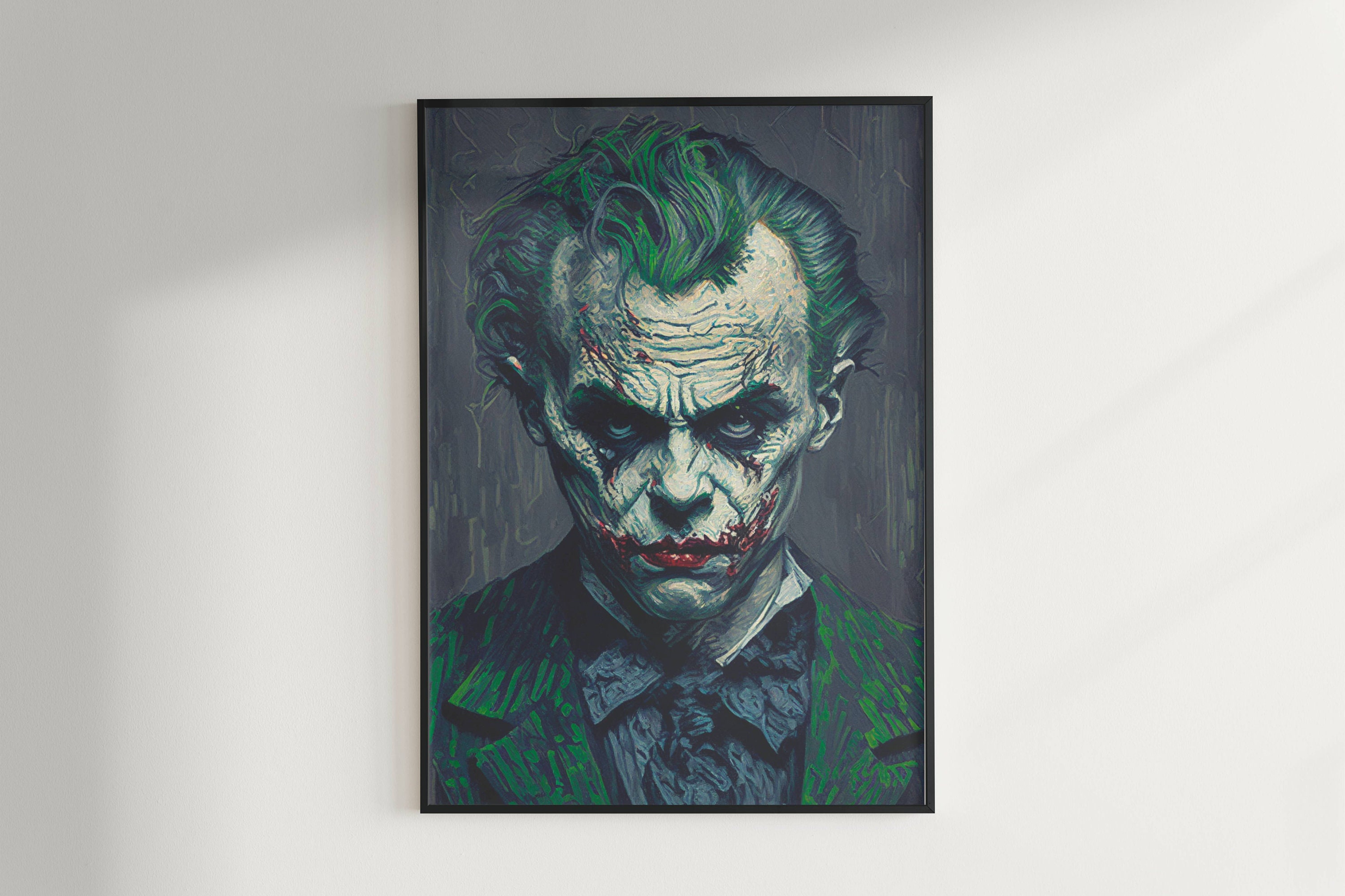 The Joker Portrait, Printable Digital Print Wall Décor, Post ...