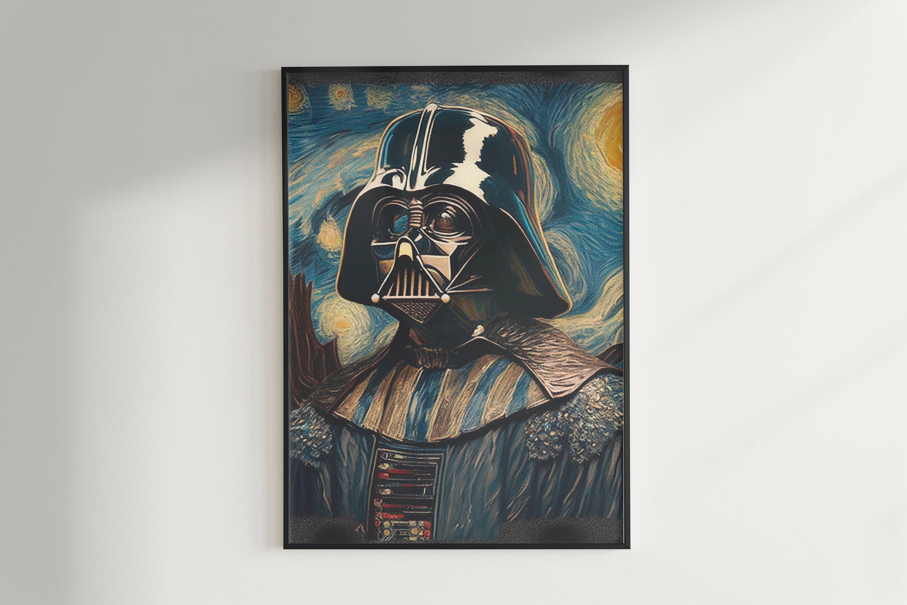 Darth Vader Portrait, Printable Digital Print Wall Décor, Post ...