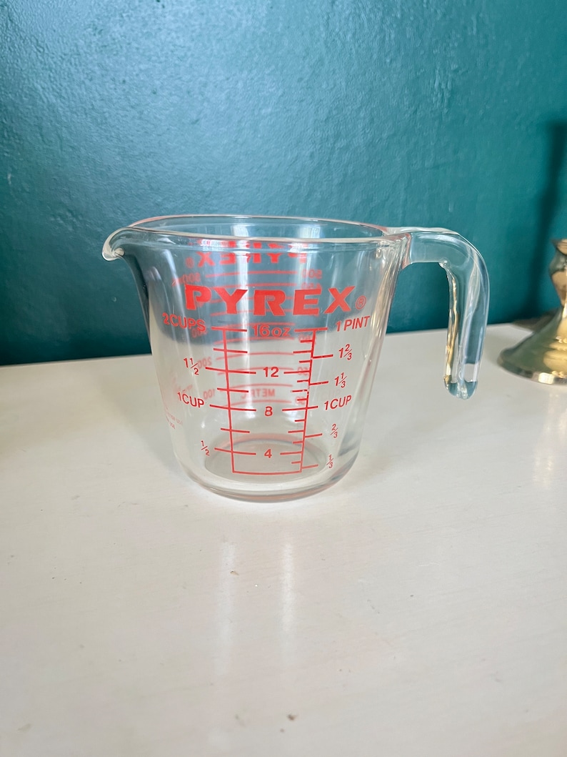 Vintage Pyrex Measuring Cups 1 Cup, 2 Cups and 8 Cups Made in USA 1960s ...