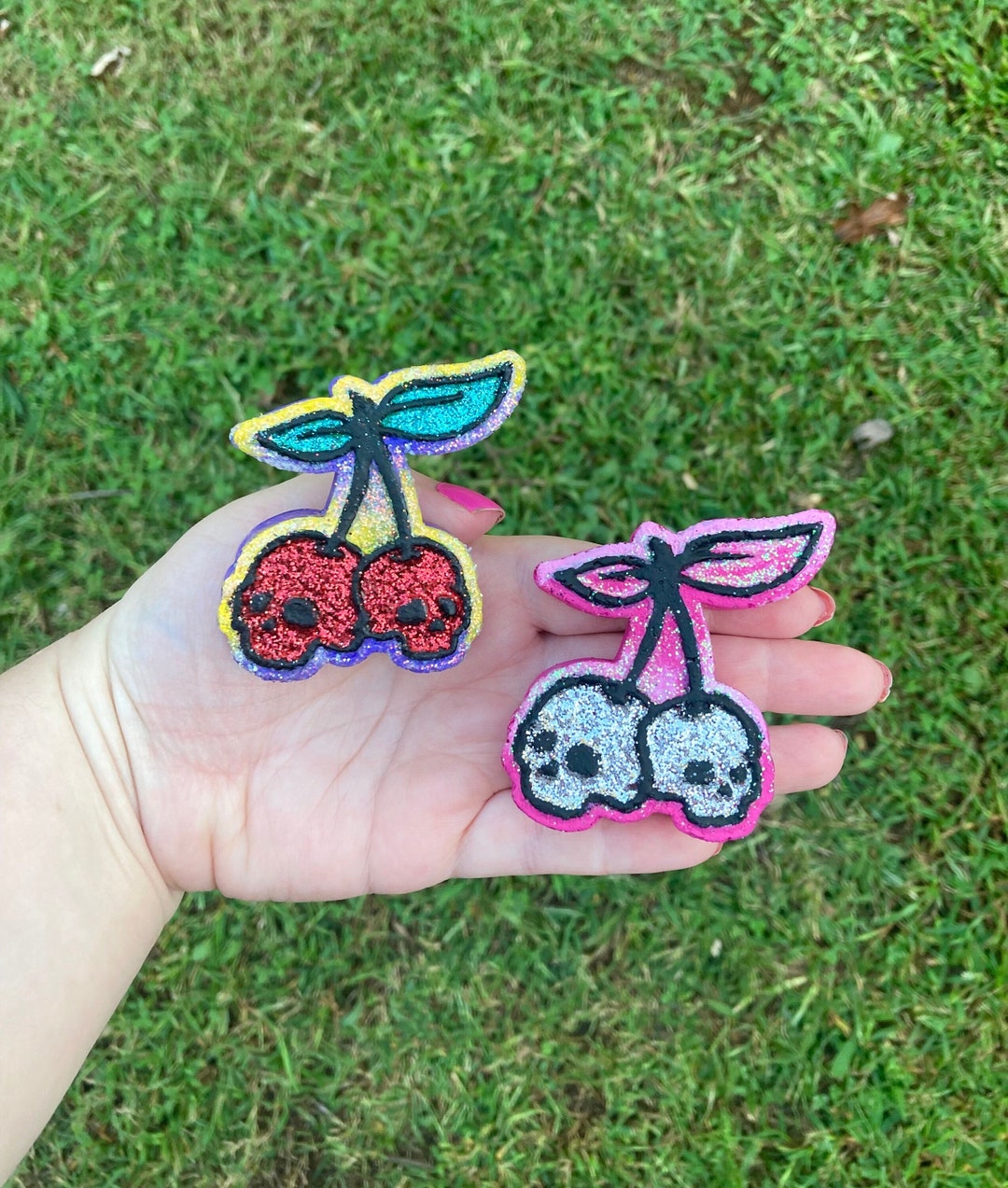 Cherry Skulls Car Freshies, Skull Cherries Car Air Fresheners, Vent ...