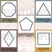 2D Shape Posters, Math Posters, Geometry, Classroom Decor - Etsy