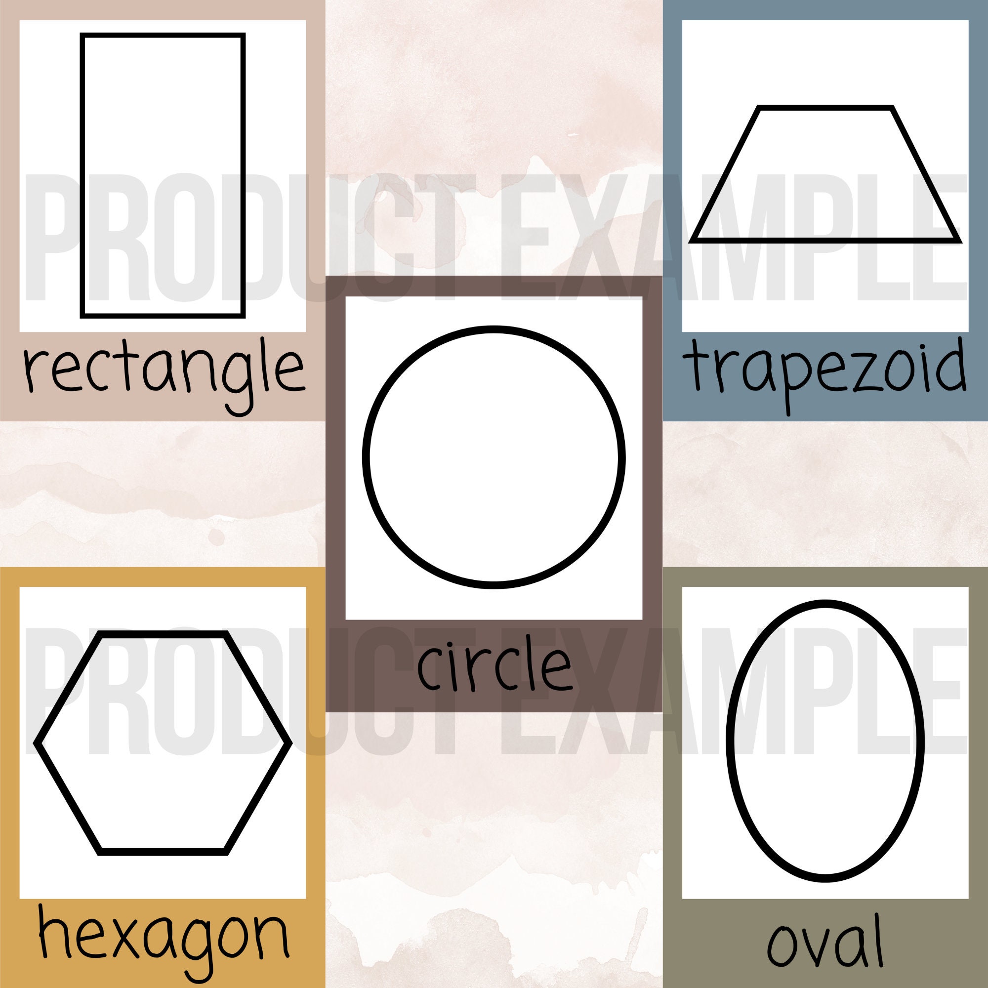 2D Shape Posters, Math Posters, Geometry, Classroom Decor - Etsy