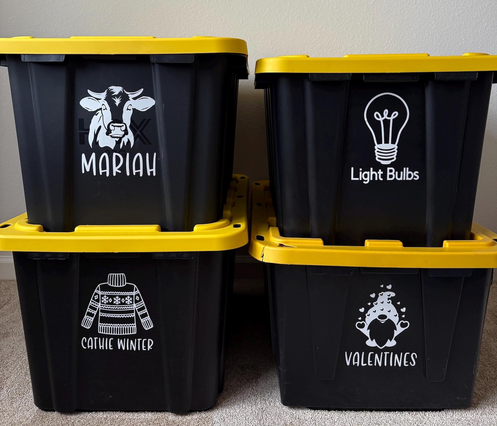 Storage Tote Labels - Etsy