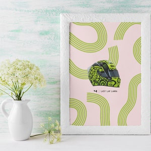 Pink Lando Norris Helmet Design 2024 | Last Lap Lando Illustration ...