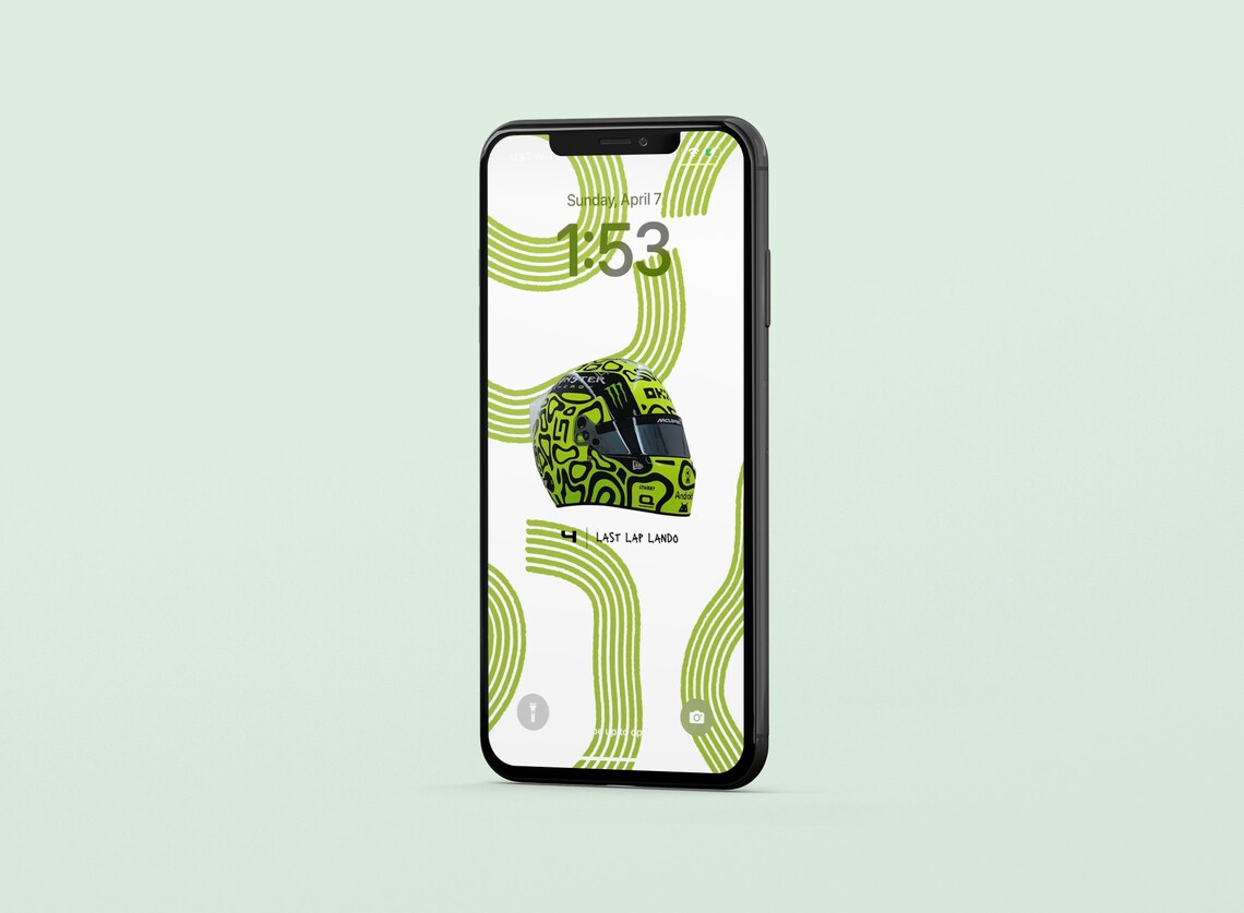 Lando Norris Helmet Design 2024 | Last Lap Lando Illustration | Digital ...