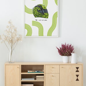 Lando Norris Helmet Design 2024 | Last Lap Lando Illustration | Wall ...